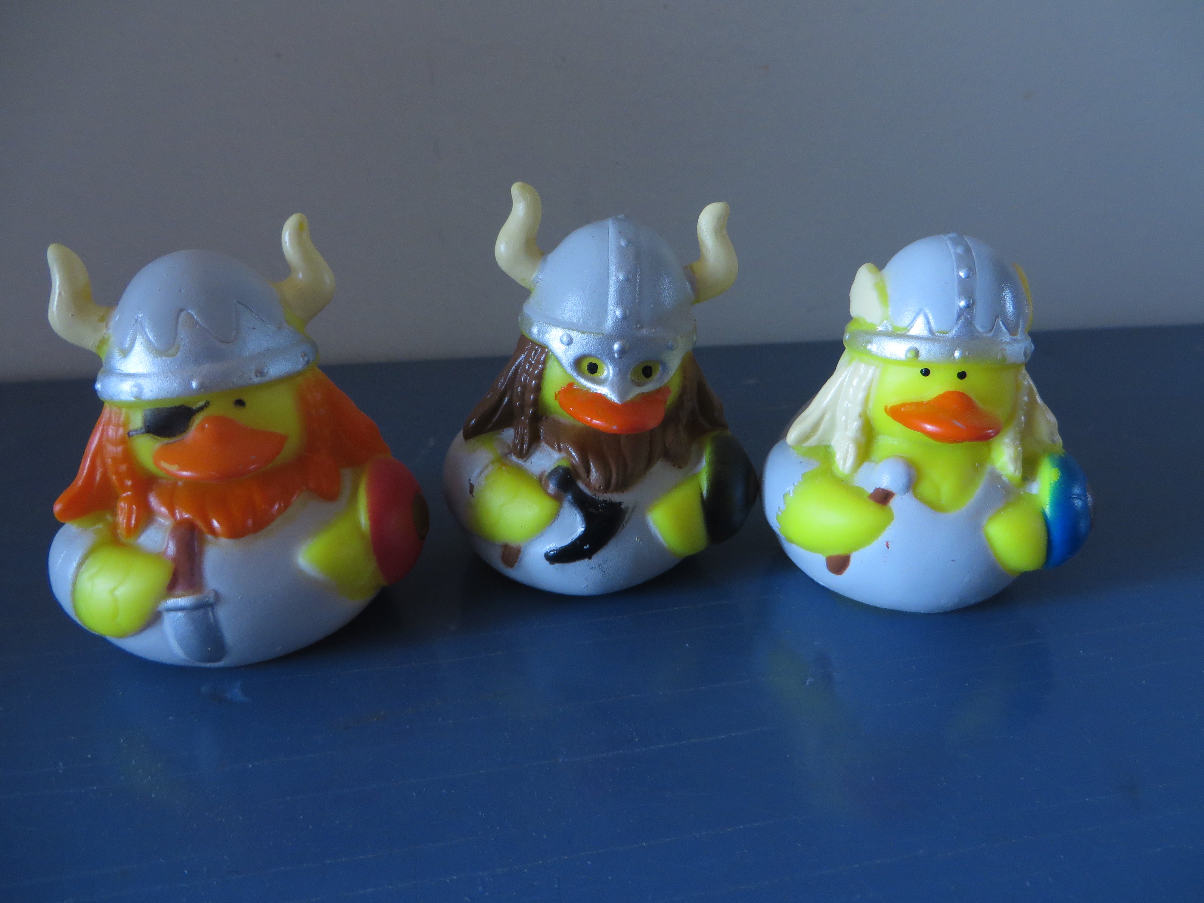Viking rubber ducks - set of three Viking rubber duckies - Annie Banany ...