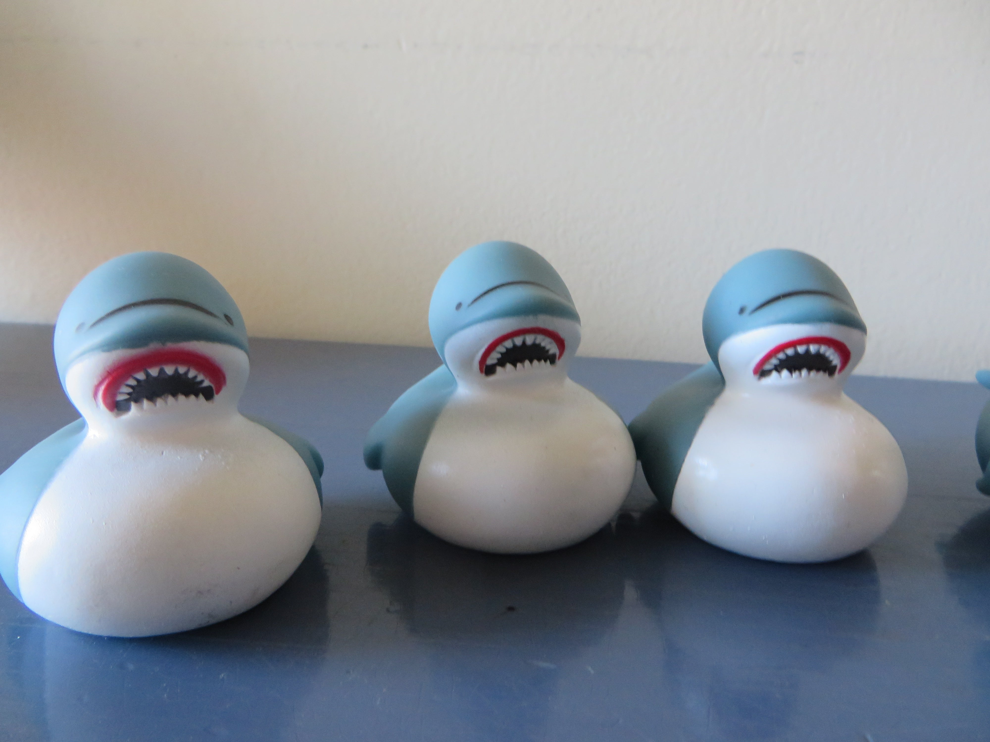 Shark Rubber ducks - It's Shark Week! - Annie Banany Creations